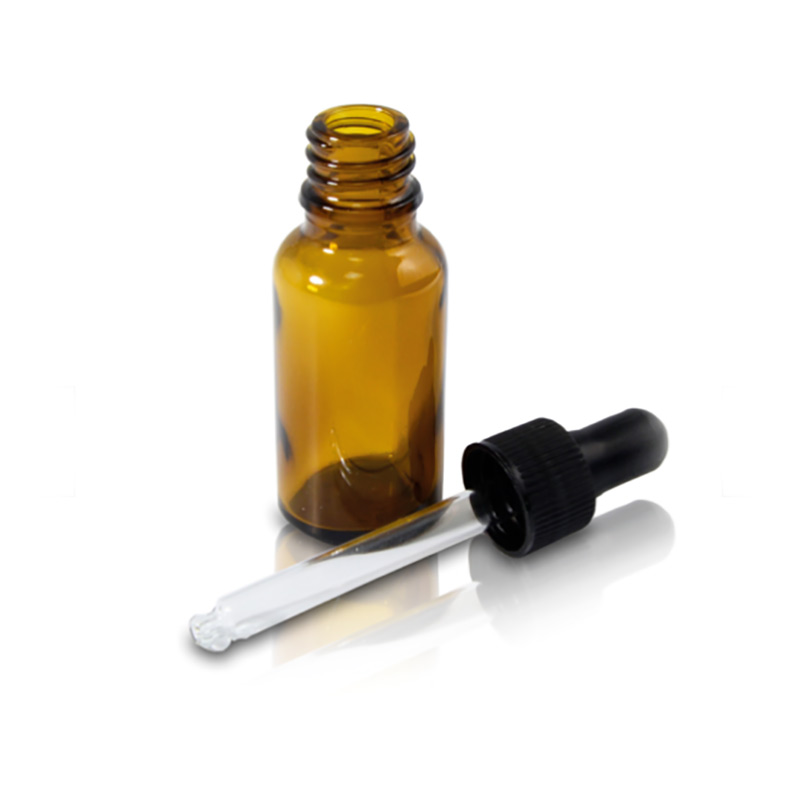 Amber Glass Bottle With Pipette Dropper for Aromatherapy, Eye & Ear ...