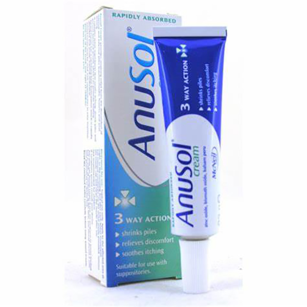 Anusol Cream for Haemorrhoids Treatment – Shrinks Piles, Relieves ...