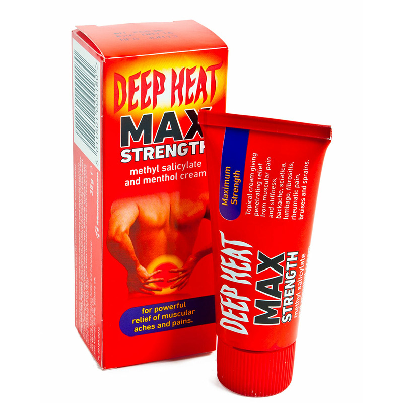 Deep Heat Max Strength for Muscular & Rheumatic Aches & Pains 35g ...
